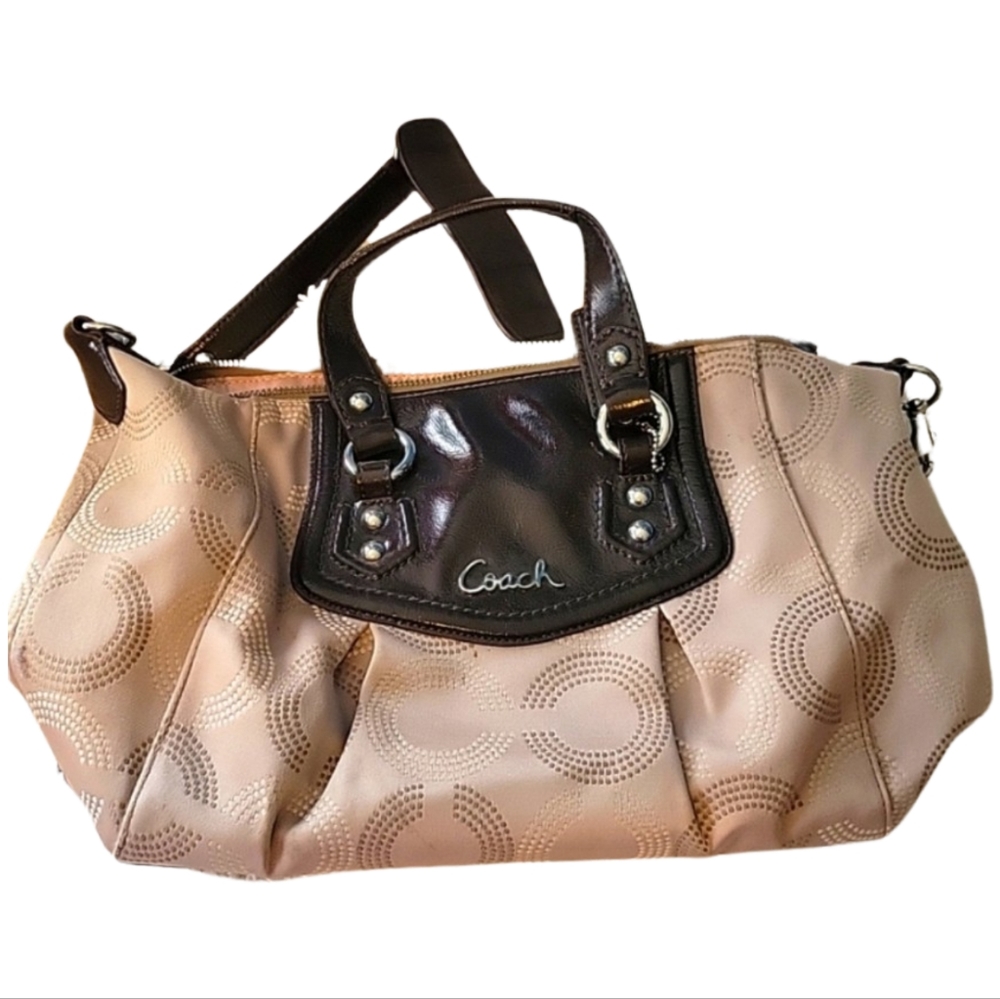 Coach Leather/Fabric With C - Gem